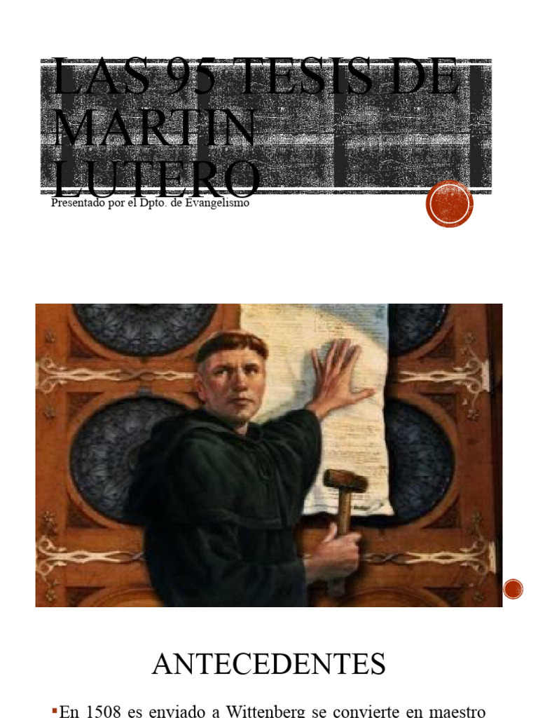 Las 95 Tesis de Martin Lutero | PDF | Viajes y turismo