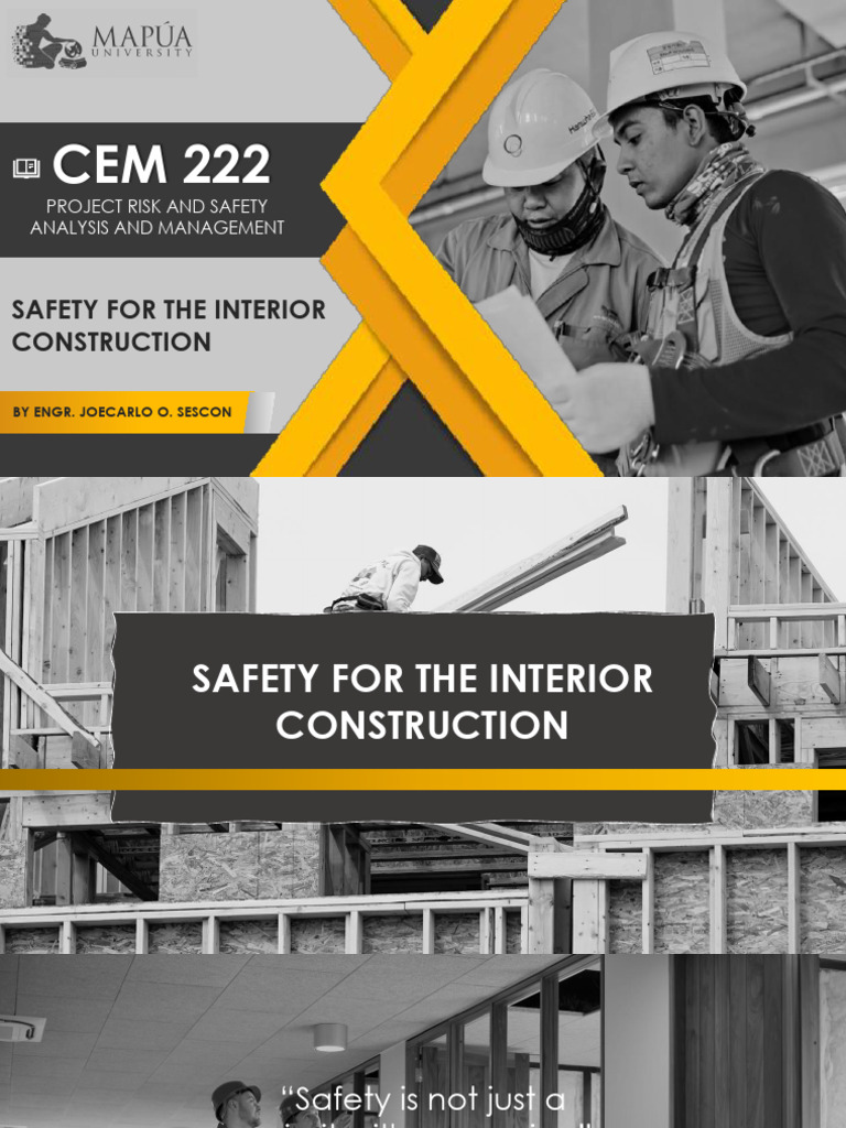 Interior Construction Ladder Safety Guide | PDF | Personal Protective ...