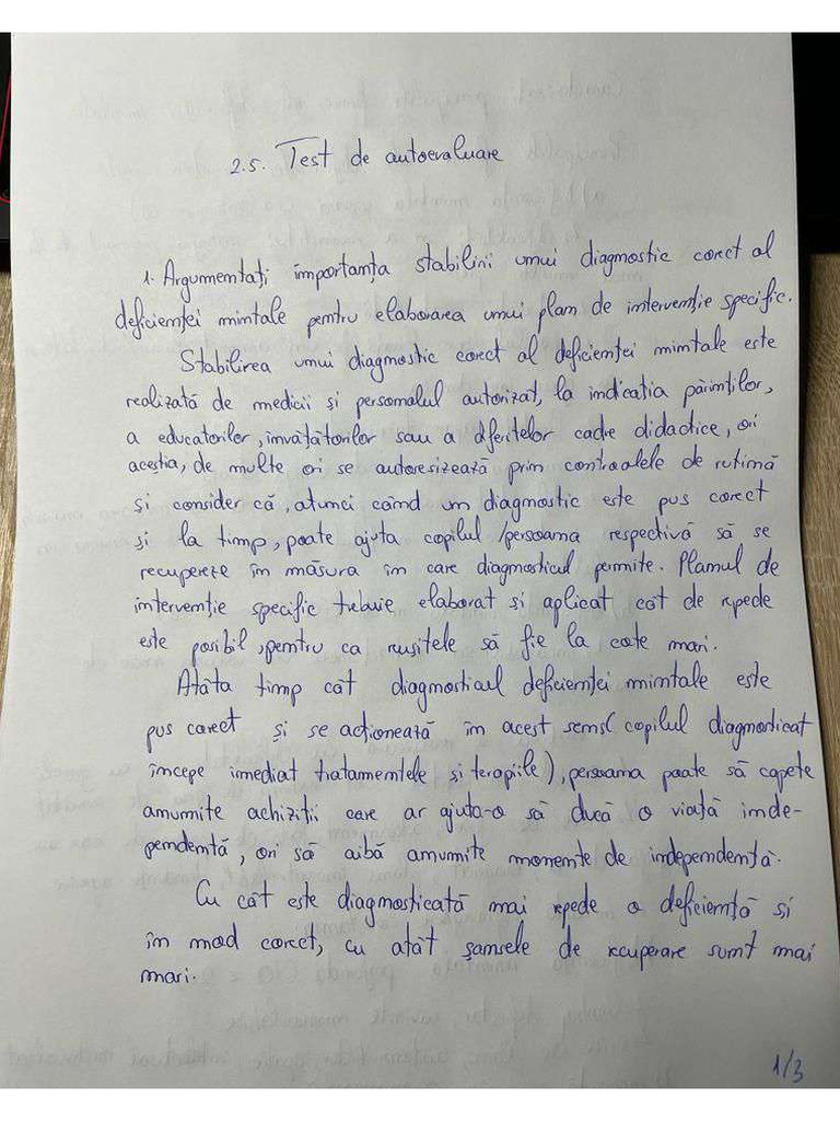 Teste Autoevaluare | PDF