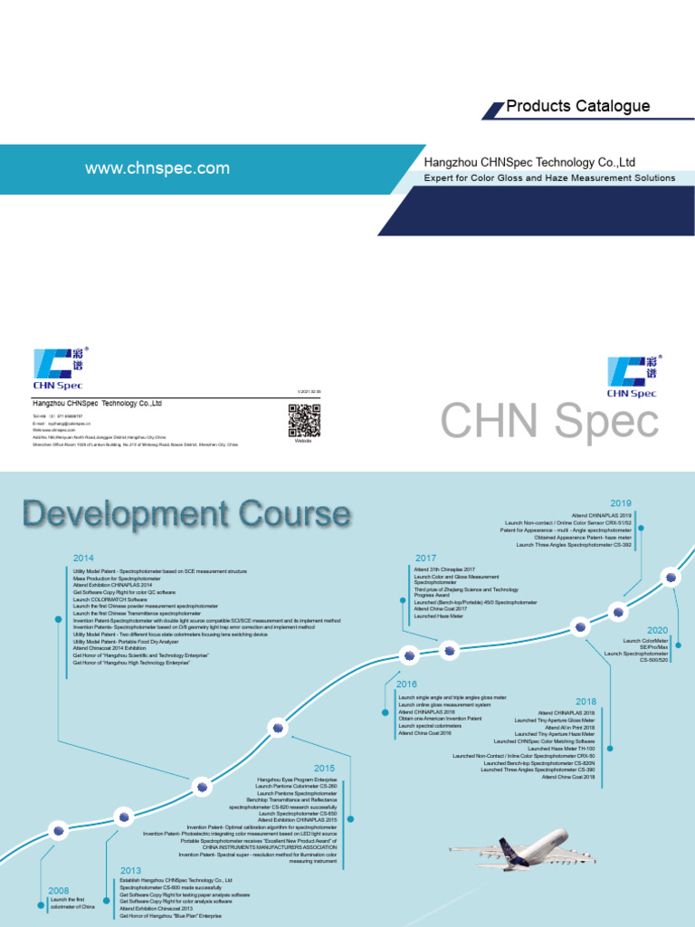 CHN Spec Catalogue | PDF | Color | Spectrophotometry