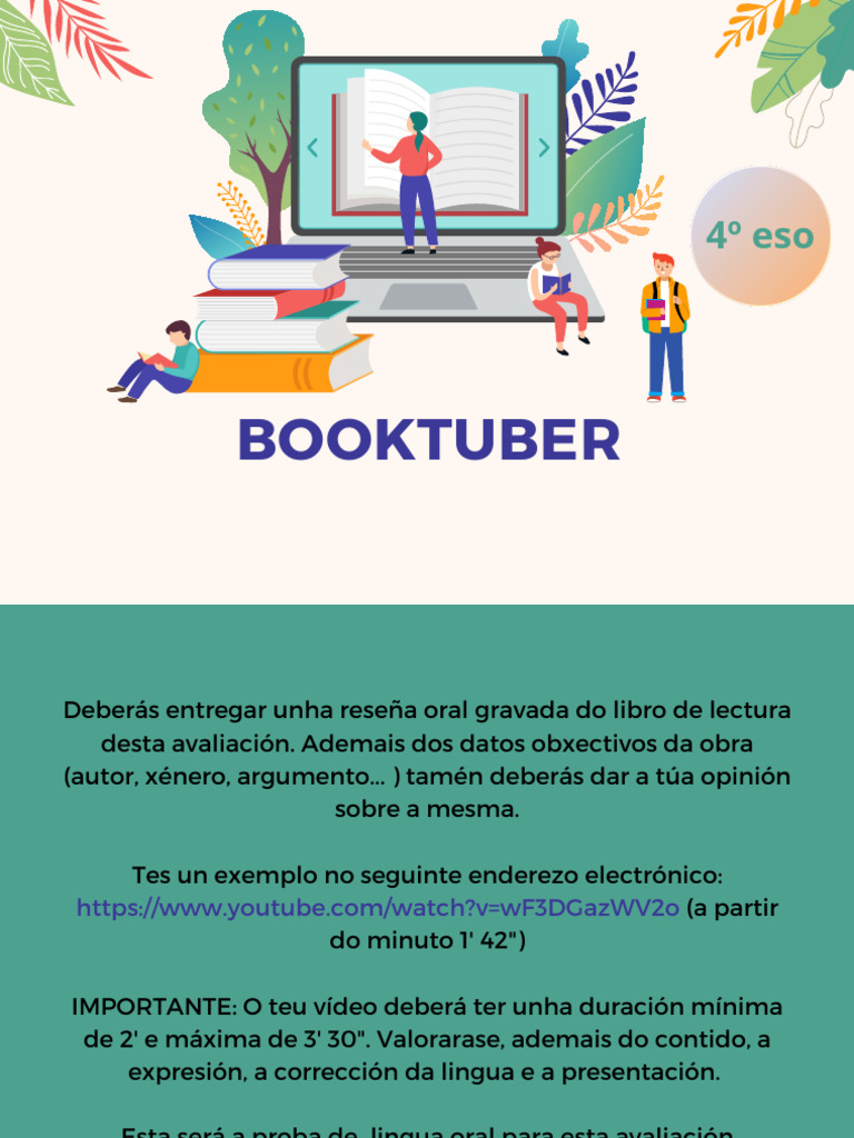 Booktuber 4º Eso | PDF