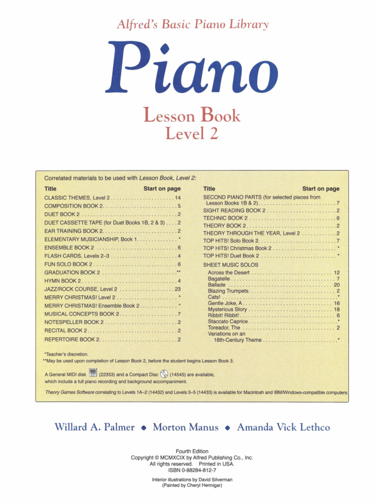 Alfred's Basic Piano Library | PDF | Musical Forms | Entertainment