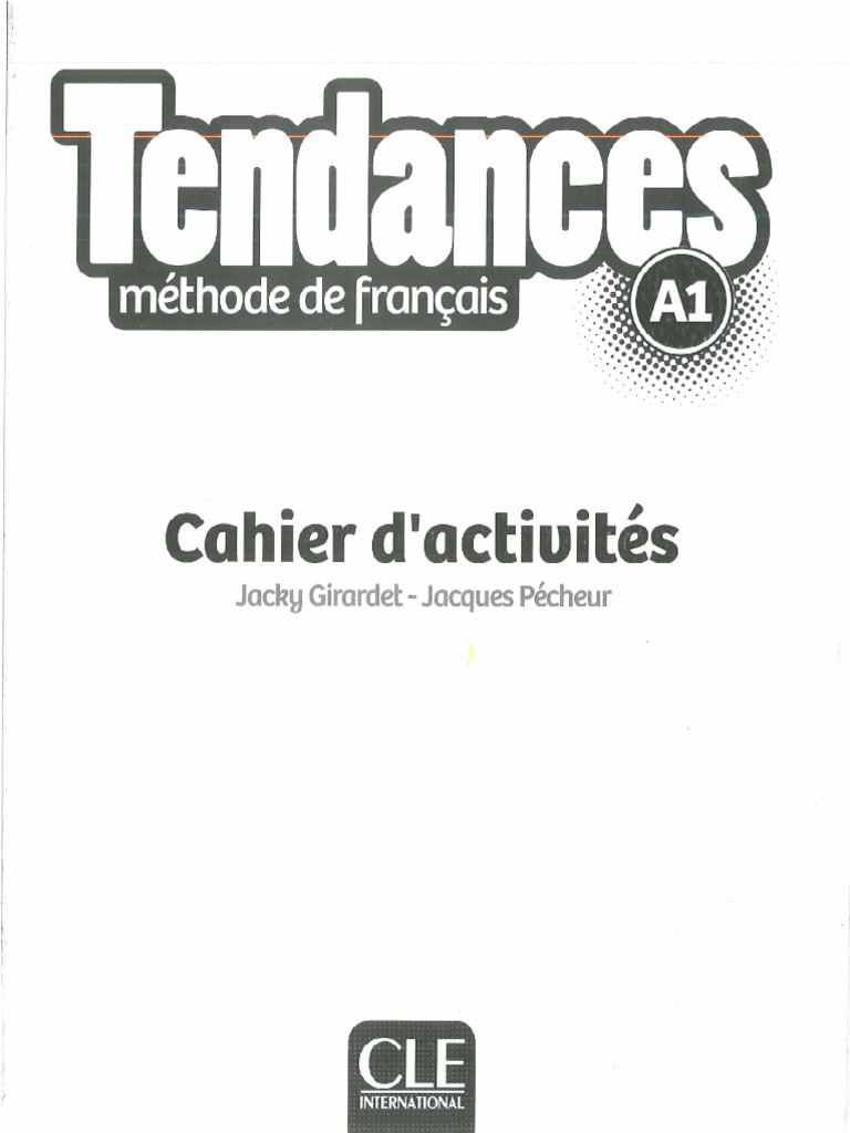 Tendance A1-Cahier D'activité | PDF