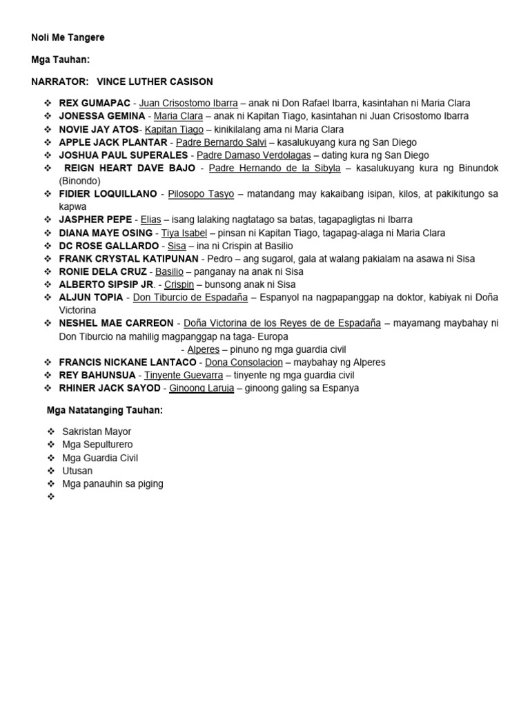 Final Script Noli | PDF