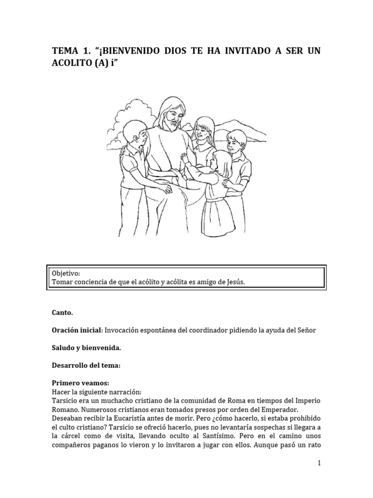 Formacion de Acolitos | PDF | Misa (liturgia) | eucaristía