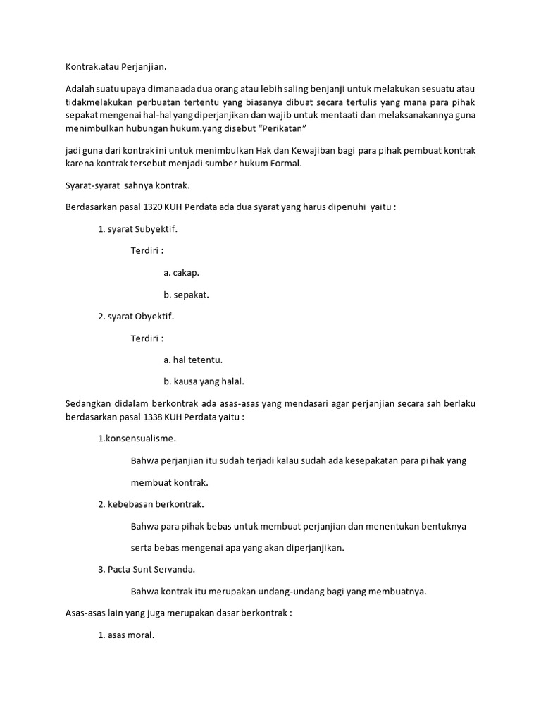 Aspek Hukum Dalam Bisnis (Pertemuan Vi) | PDF