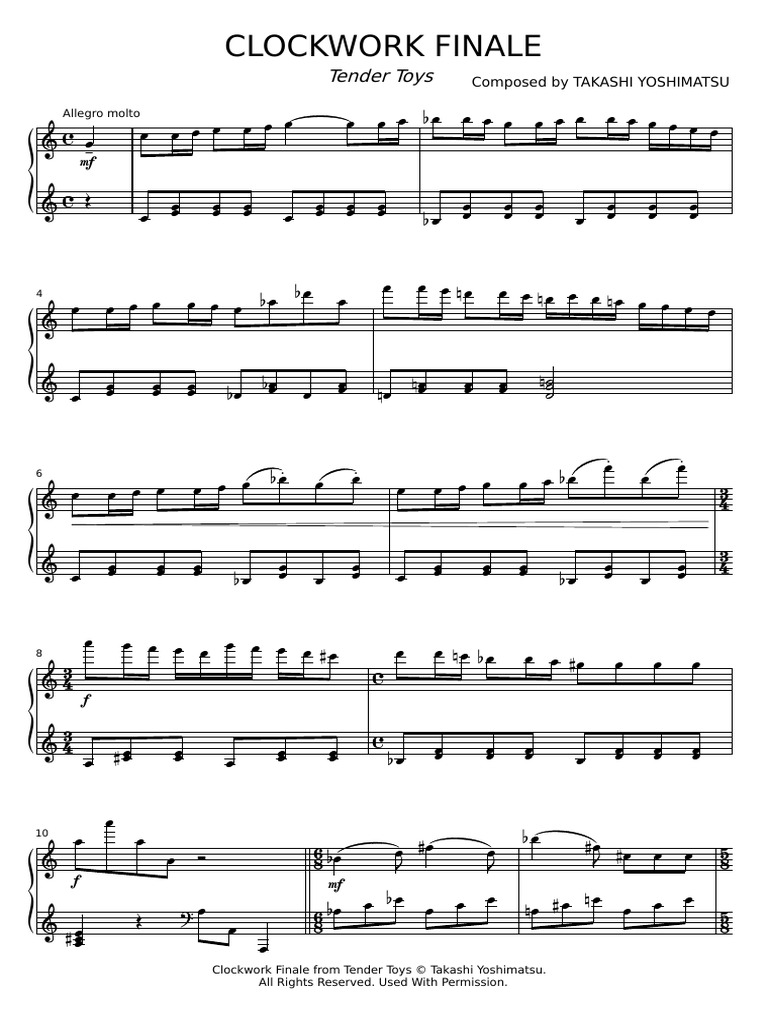 Yoshimatsu - Clockwork Finale | PDF
