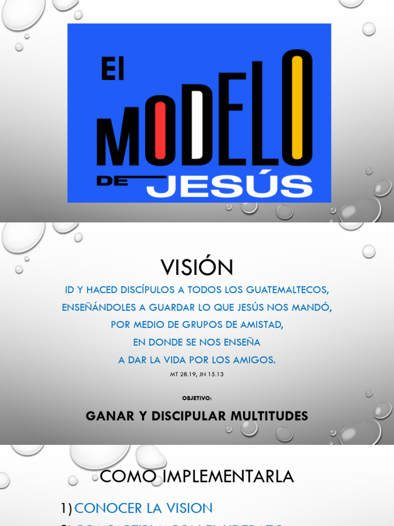 09 El Modelo de Jesus (Presentacion) | PDF
