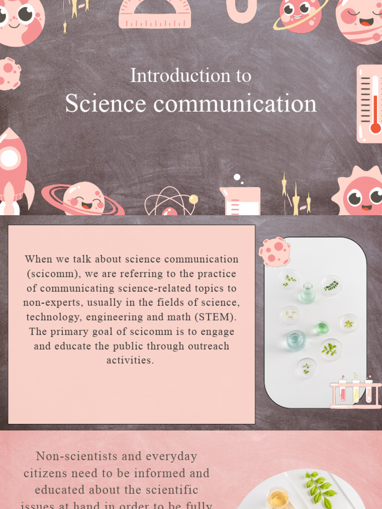 Lesson 1 - Introduction To Science Communication | PDF | Science ...