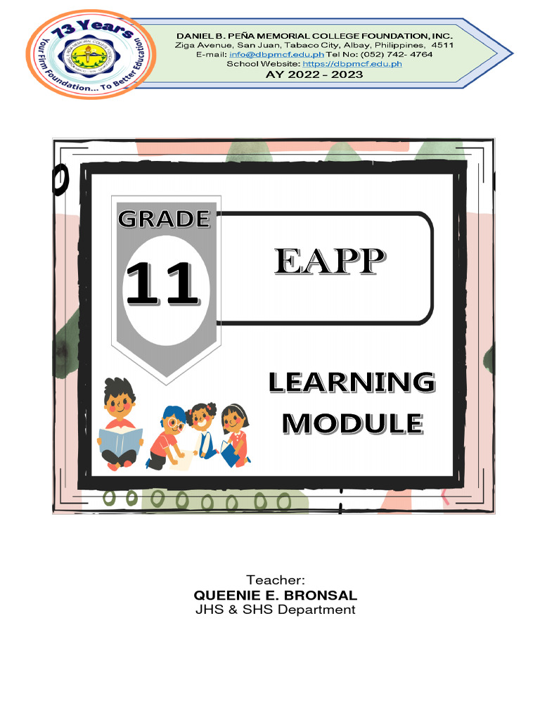 Eapp L5 | PDF