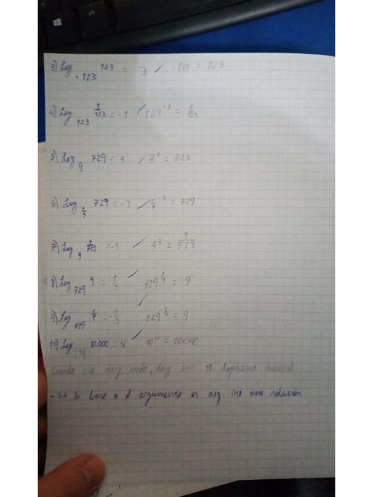 ejercicios logaritmos 2 | PDF
