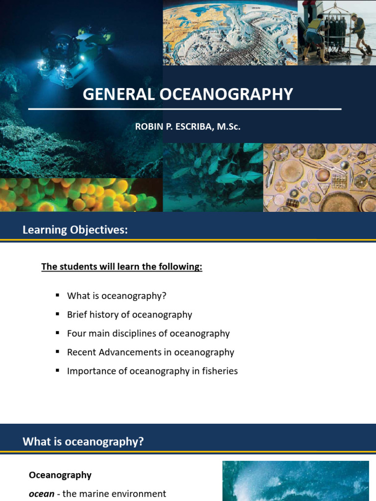 General-Oceanography | PDF | Oceanography | Oceans