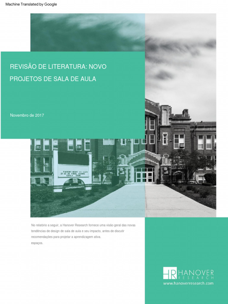 Literature Review - New Classroom Designs | PDF | Aprendizado | Pedagogia