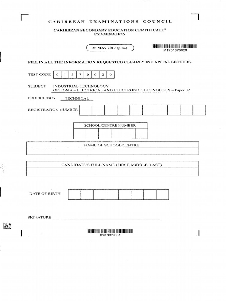 Elec Paper 2017 | PDF