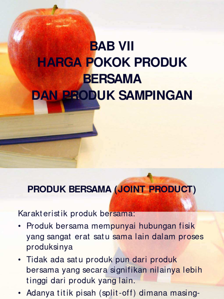 Alokasi Biaya Produk Bersama dan Sampingan | PDF | Pengelolaan Keuangan ...