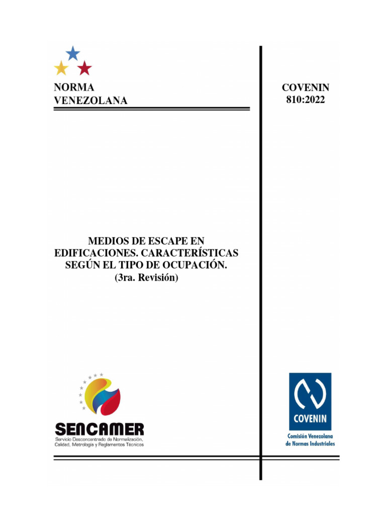 Covenin 810:2022 | PDF