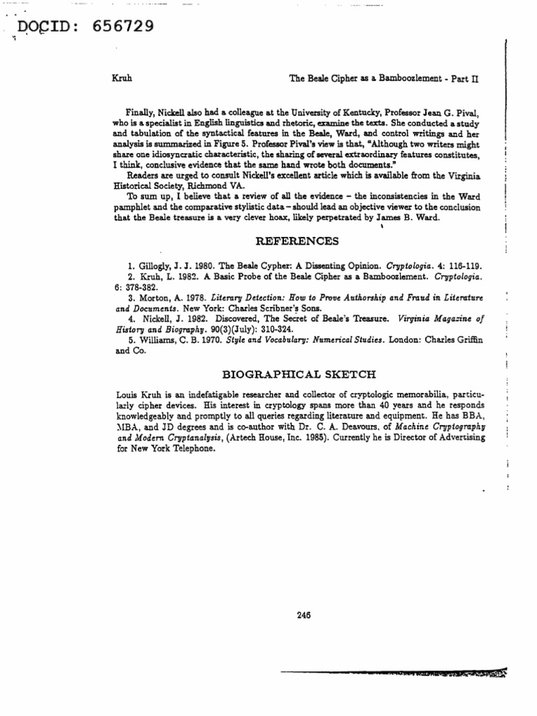 BEale Papers-9-10 | PDF | Cryptography | Espionage Techniques