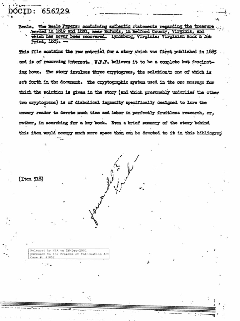 BEale Papers-1-2 | PDF