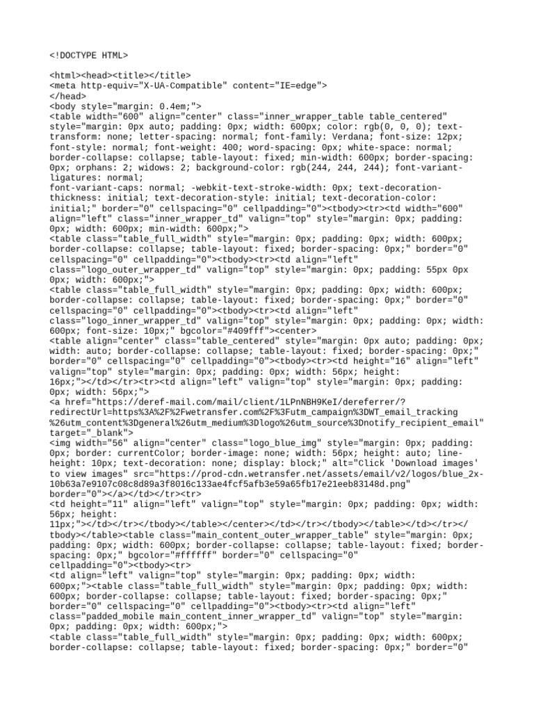 WeTransfer File Download Instructions | PDF