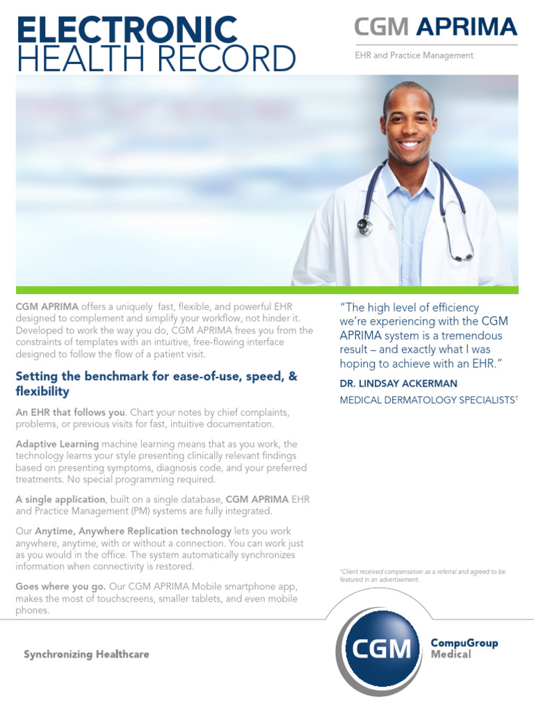 CGM Aprima Ehr | PDF