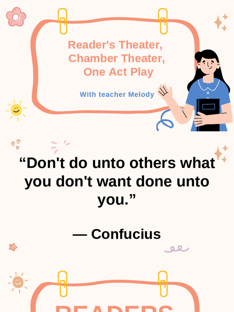 Readers-Theater-Chamber-Theater-and-One-Act-Play-PPT | PDF | Theatre ...