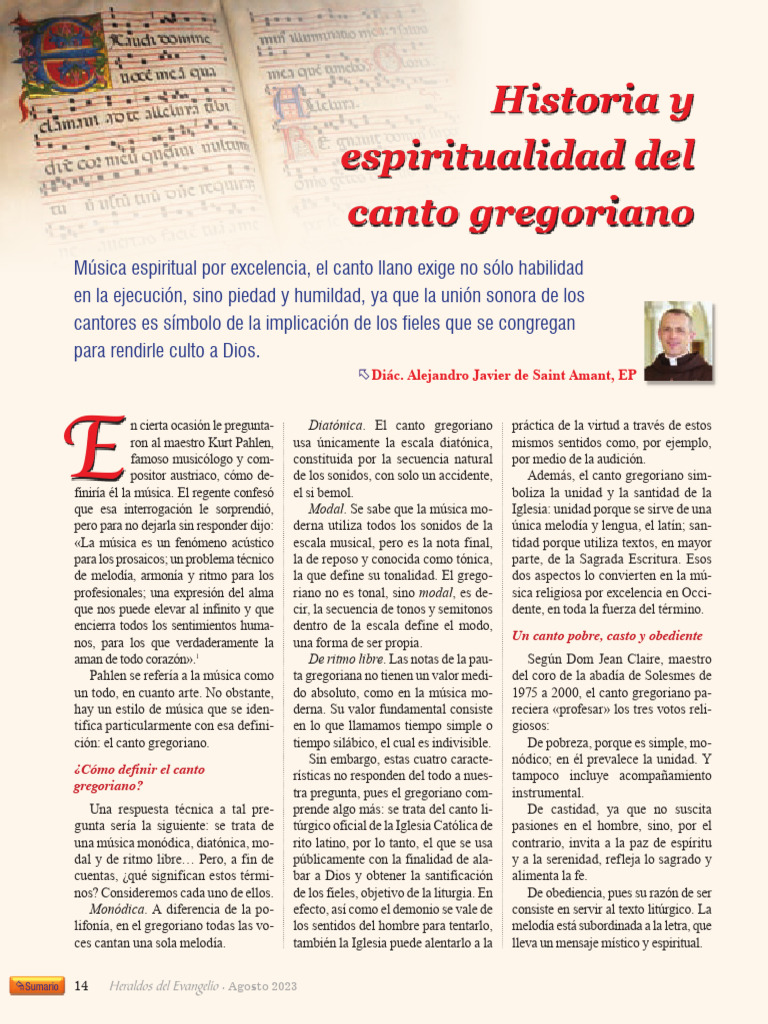 Canto Gregoriano y Sus Modos | PDF | Composiciones Musicales | Musicología