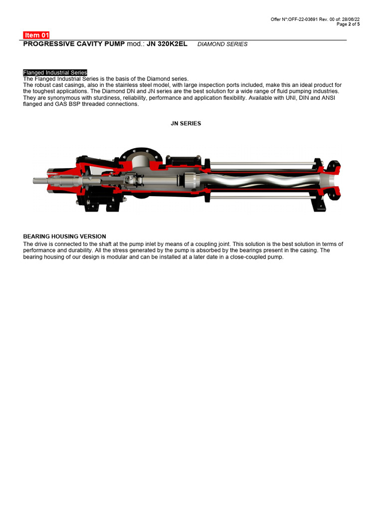 Datasheet Novarotor | PDF | Pump | Mechanical Engineering