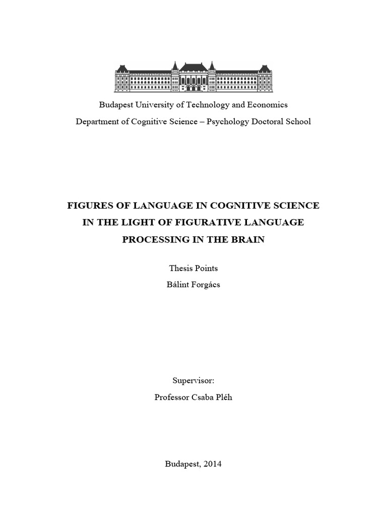 PHD Thesis Summary | PDF | Cognitive Science | Metaphor
