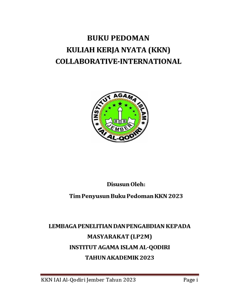 Buku Pedoman KKN New | PDF | Ilmu Sosial