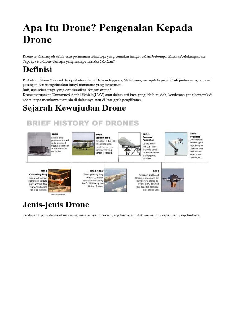 Drone | PDF