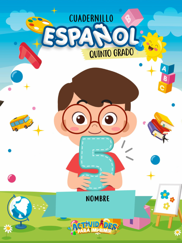 Cuadernillo de Español QUINTO | PDF | Comunicación | Adjetivo