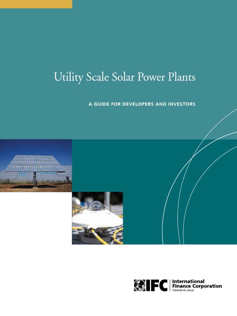 Utility Scale Solar Power Plants | PDF