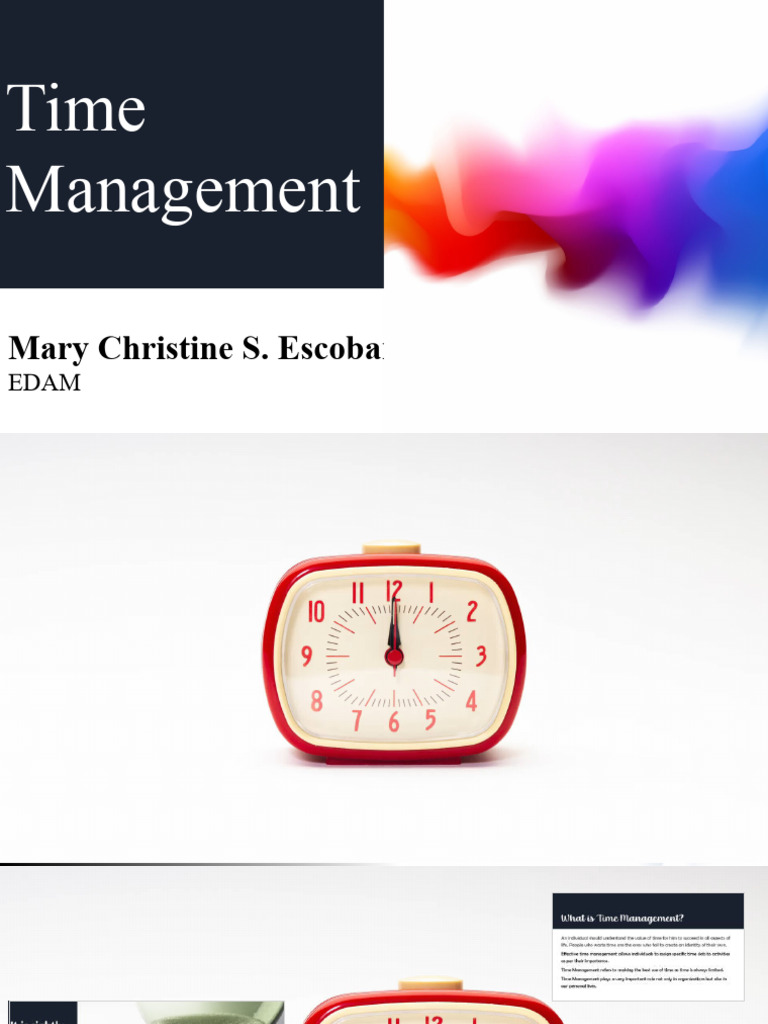Time Management | PDF | Time Management | Professional Skills