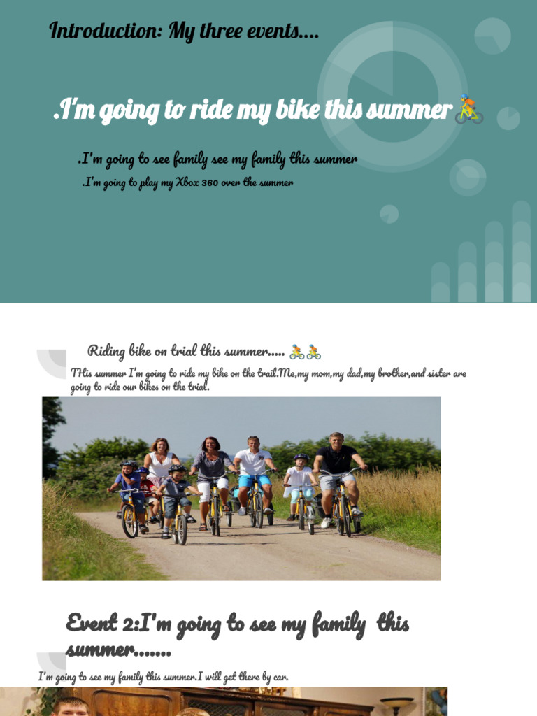 .I'm Going To Ride My Bike This Summer? | PDF