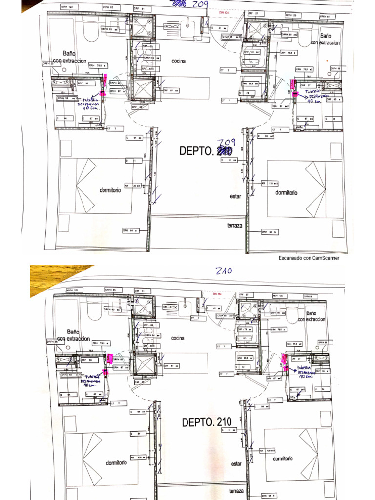 Rectificado Tuberías Eléctrica Piso 2° (Rosas 1444) | PDF