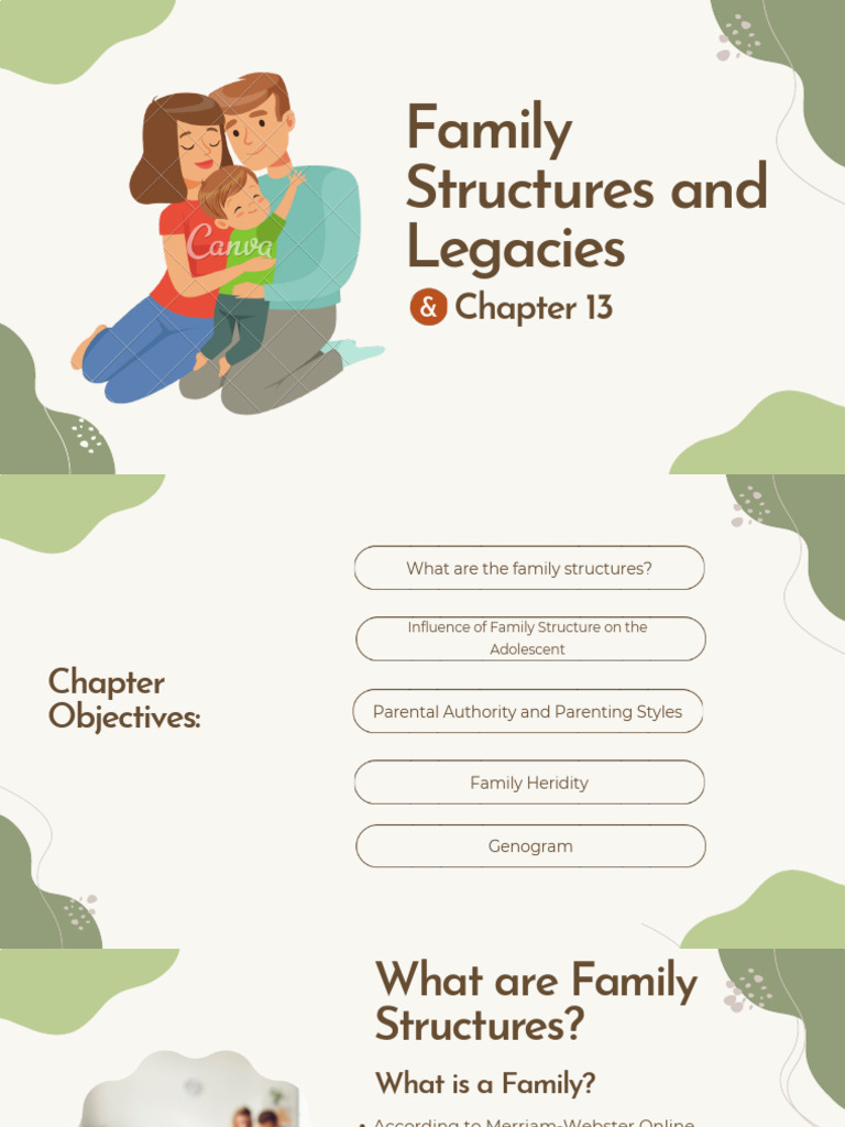 A Family Members Quiz Presentation | PDF | Family | Parenting