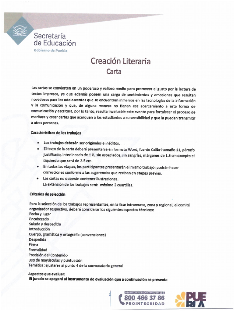 Creación Literaria | PDF