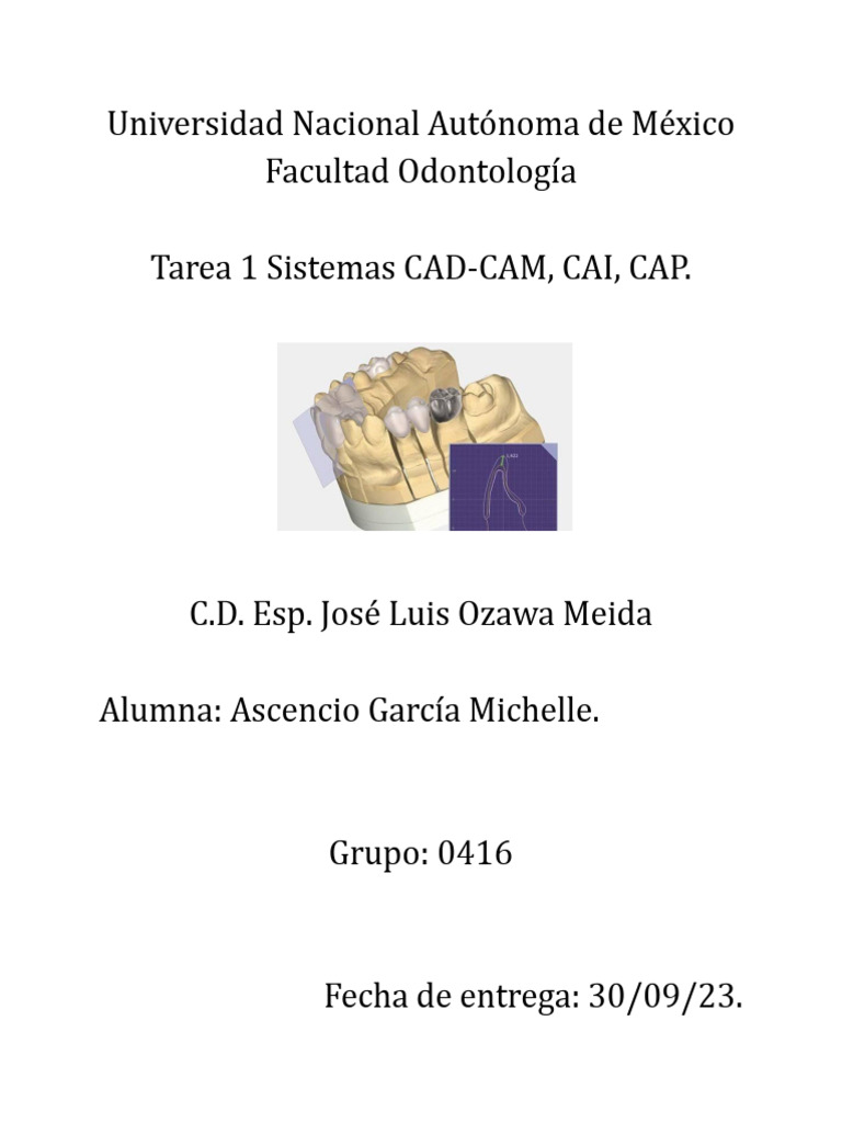 Tarea 1 Sistemas CAD-CAM, CAI, CAP | PDF | Microprocesador | Hardware ...