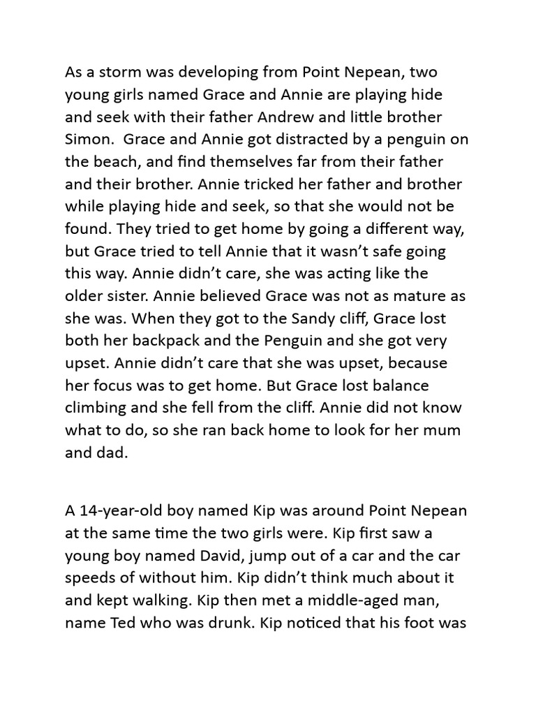 As A Storm Was Developing From Point Nepean Final | PDF