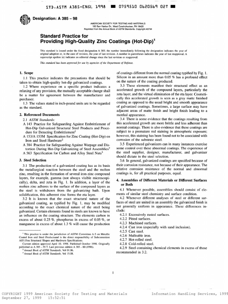 Astm A385 | PDF