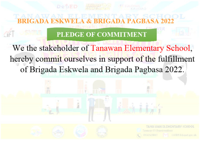 pledge of commitment | PDF