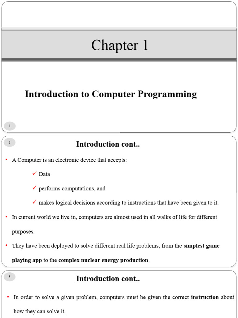 CP Chapter 1 | Download Free PDF | Software Testing | Computer Programming CP Chapter 1 | Download Free PDF | Software Testing | Computer Programming