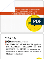 PASMETH Through The Years | PDF | Further Education | Wellness