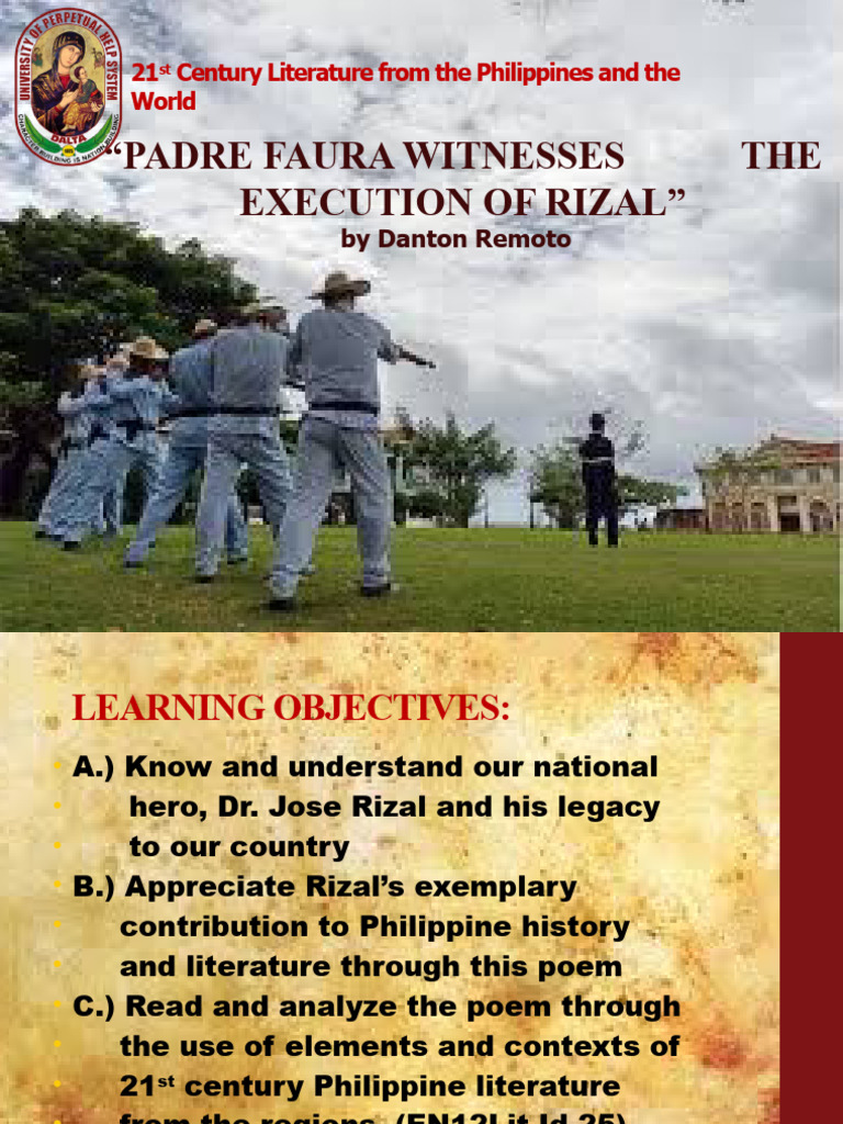 2023 Padre Faura Witnesses The Execution of Rizal | PDF