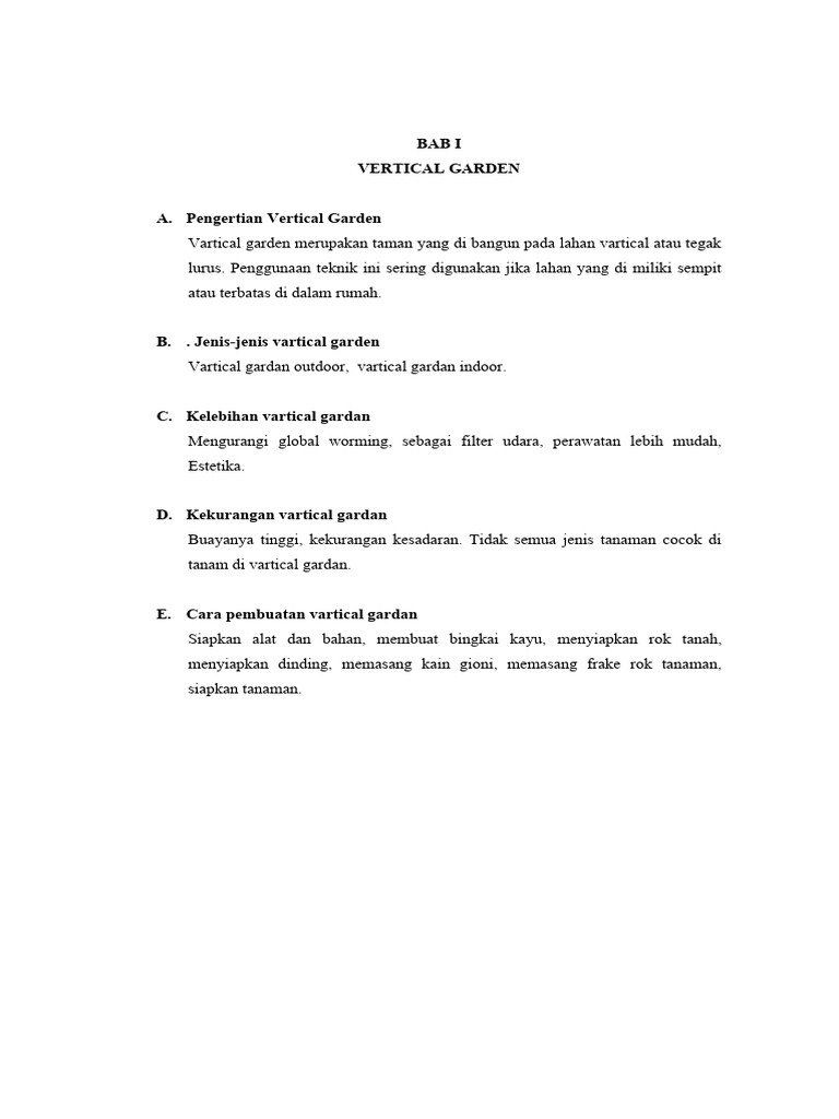 Vertical Garden | PDF