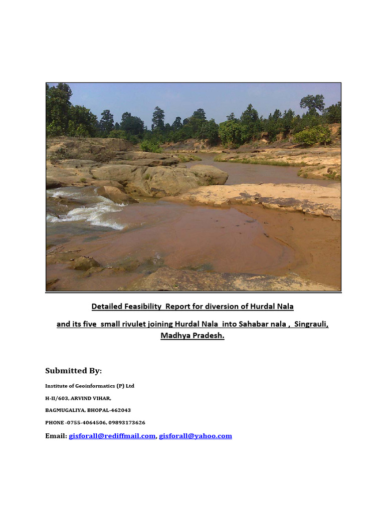 Hurdal Nala Diversion Feasibility Report | PDF | Rain | Drainage Basin