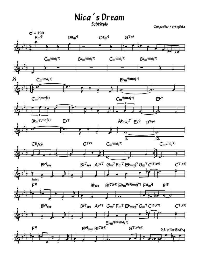 Nicas Dream Trompeta | PDF