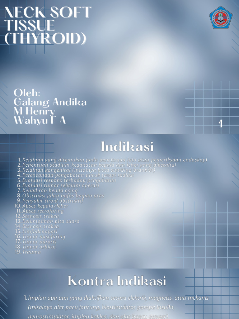 Neck Soft Tissue-M Henry, Galang, Wahyu Aditya | PDF