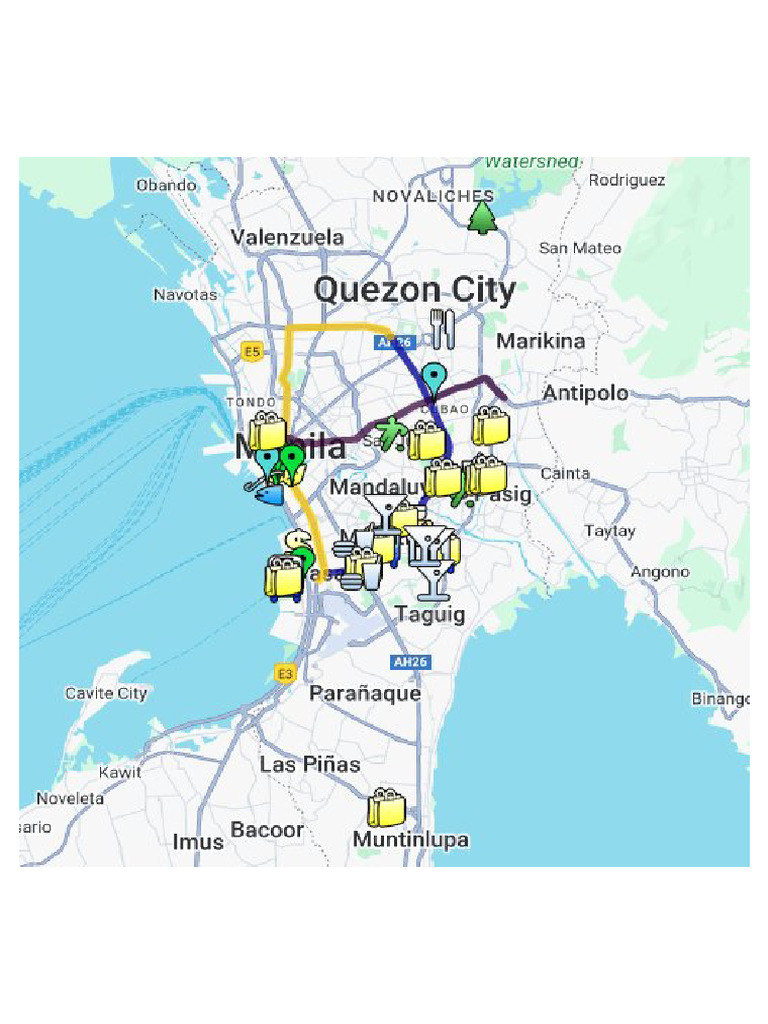 Map of Metro Manila | PDF