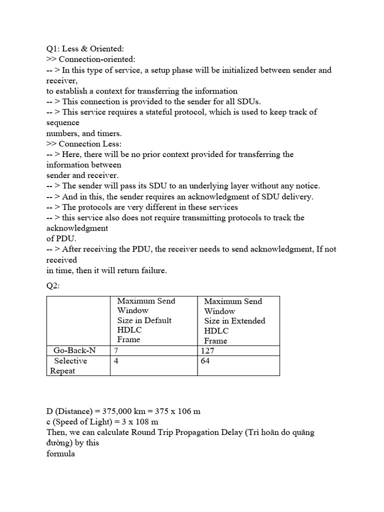NWC203 C | PDF | Network Protocols | Computer Data